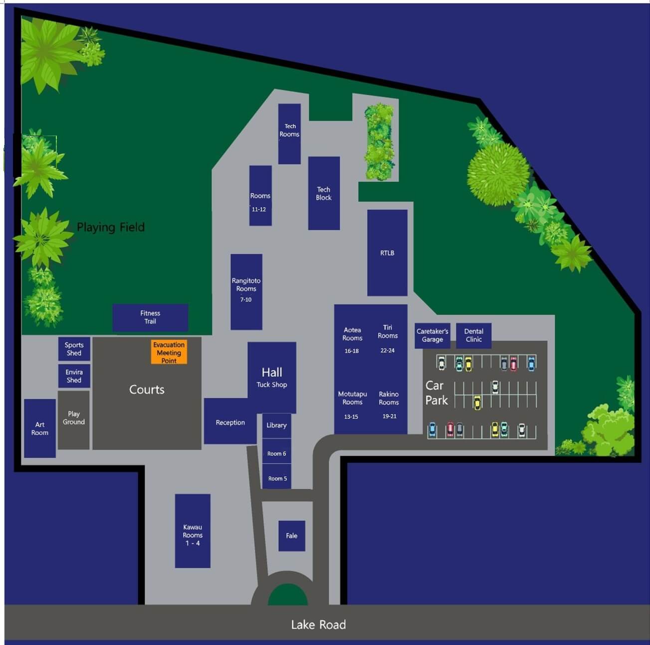 School Map - Northcote Intermediate School